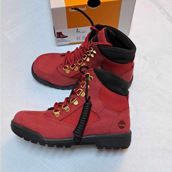 Timberland | Shoes | Timberland 6inch Leather Field Boot Dark Redblack ...